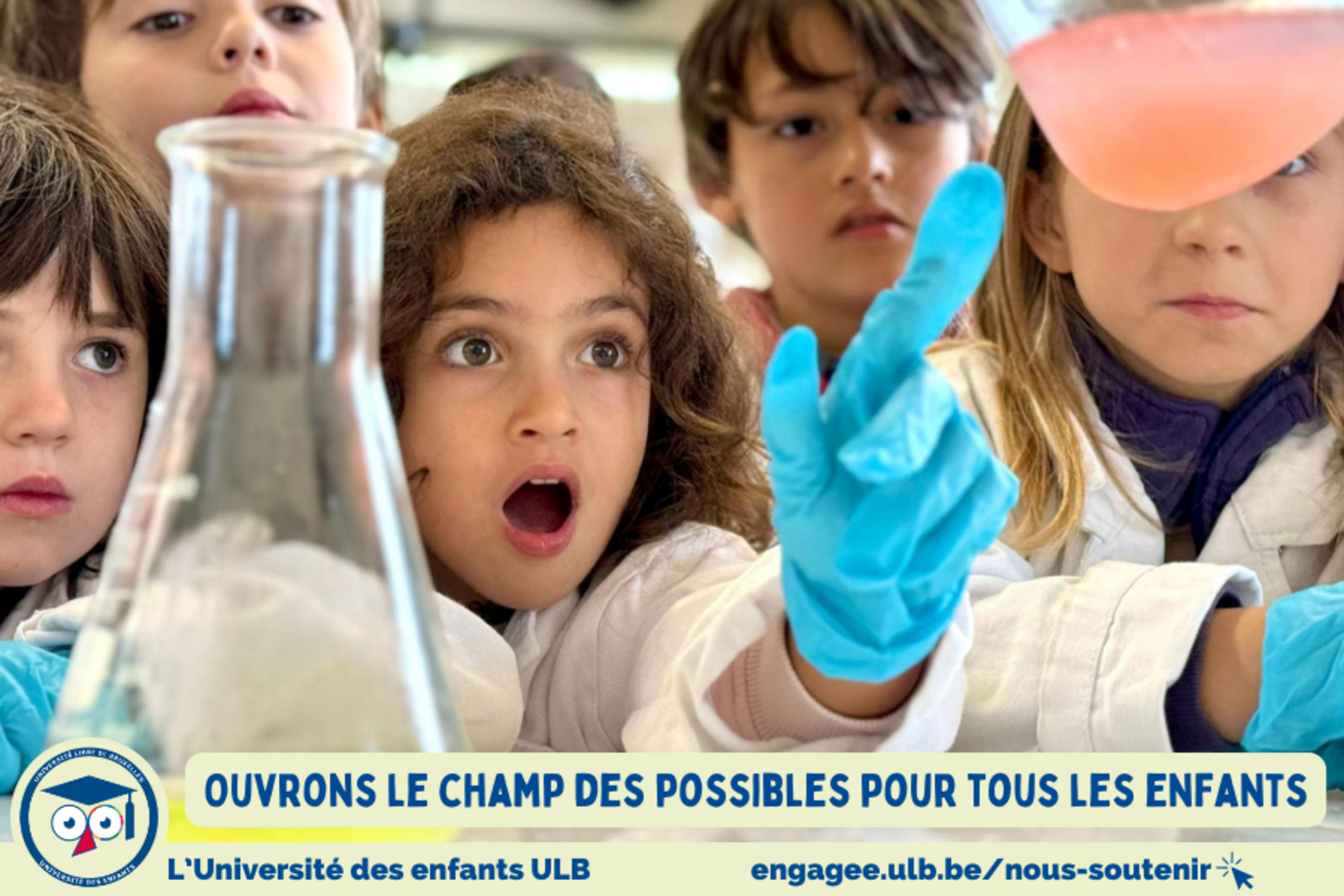 Aidez-nous à faire grandir les rêves des enfants ! | ULB